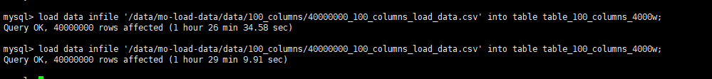 Bug Loop Execute Load Data Load Data Execute Time Elongate · Issue 7240 · Matrixorigin 9356