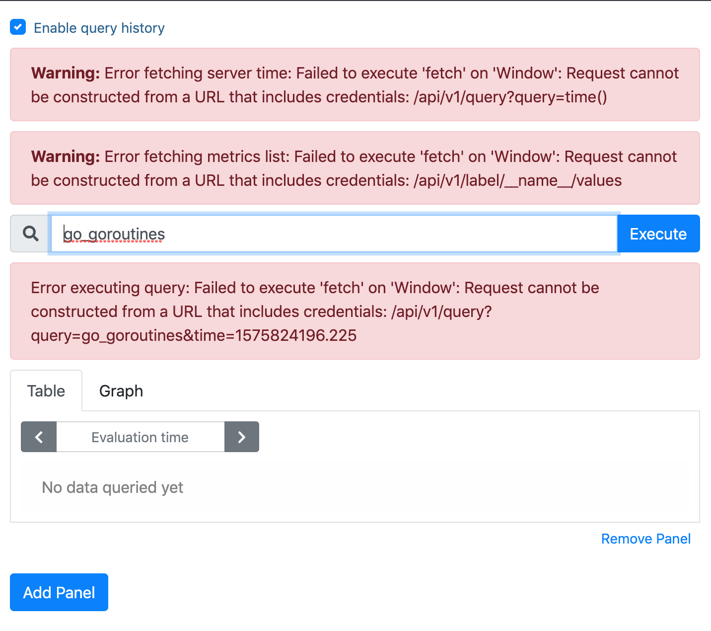 prometheus experimental UI fails because of credentials · Issue #595 · m-lab/prometheus-support ...
