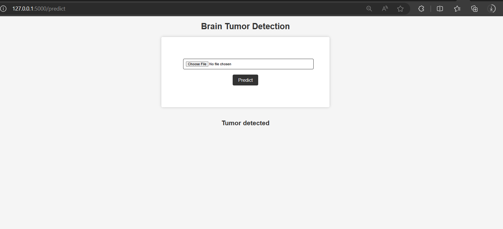 Github Rafe2001 Brain Tumor Detection App