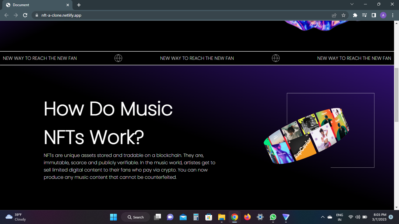 GitHub - Akshat-Somvanshi18/NFT-Marketplace-Clone: The repository contains the clone of a NFT ...