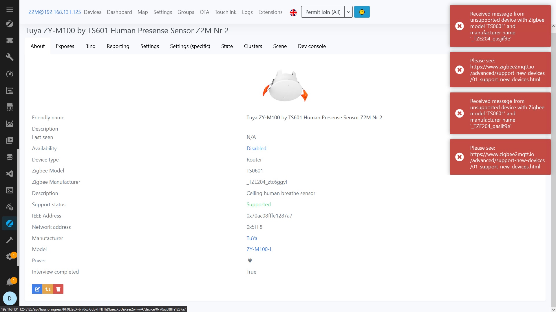 New Device Version Support Zigbee Wifi Mmwave Menselijke Aanwezigheid Motion Sensor Met 2595