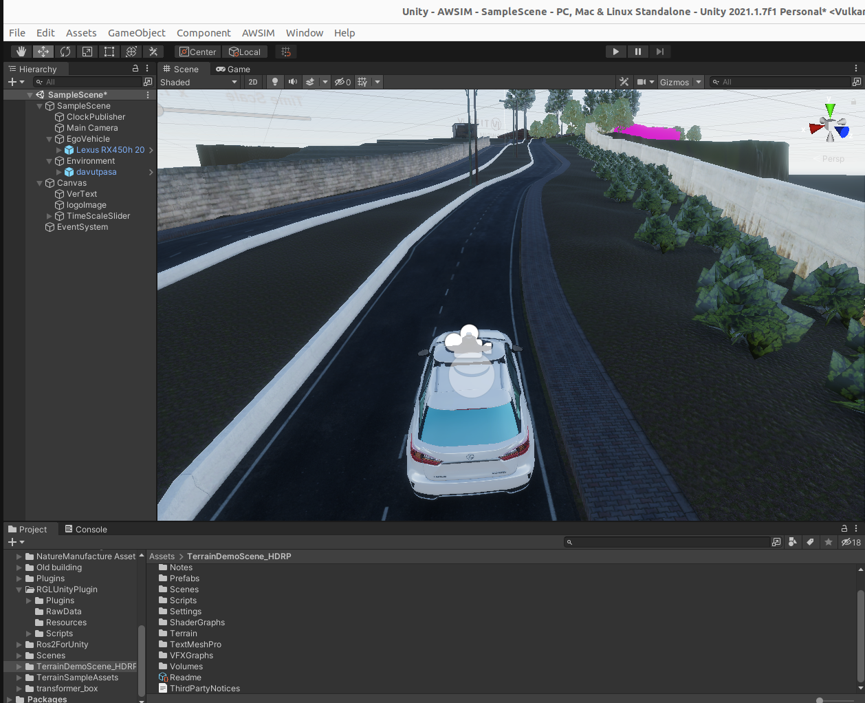 No stable data from lidar · Issue #139 · tier4/AWSIM · GitHub