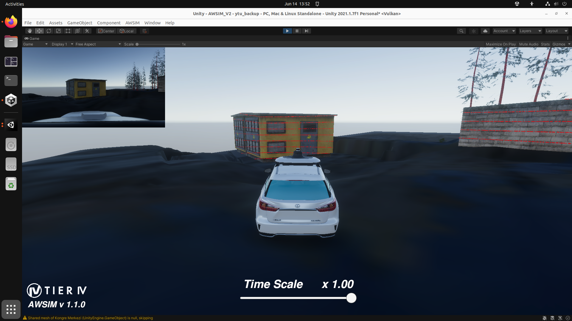 No stable data from lidar · Issue #139 · tier4/AWSIM · GitHub