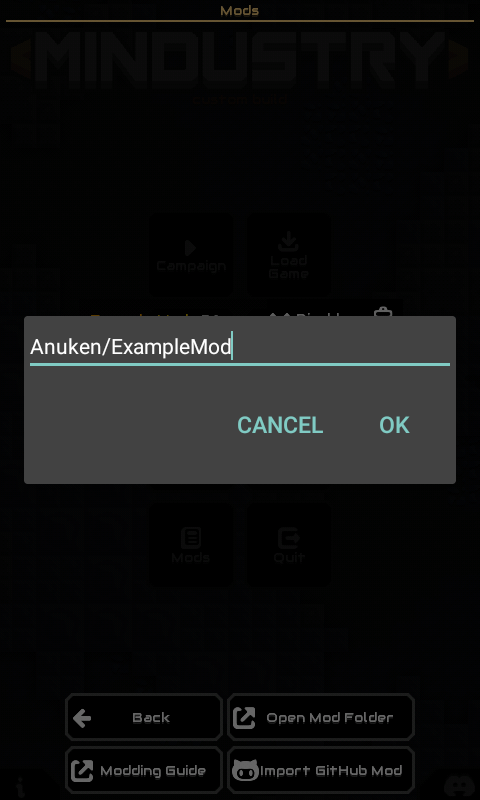 Anti-feature: mod imports via the internet only allows Github · Issue #1763 · Anuken/Mindustry ...