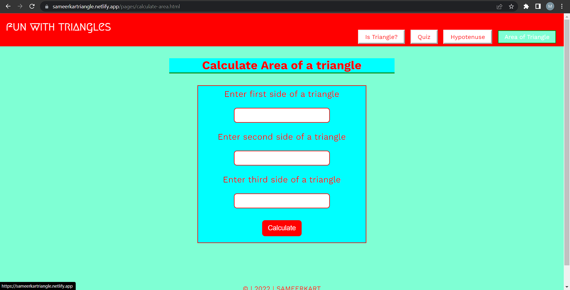 GitHub - xxsameerx/TRIANGLE