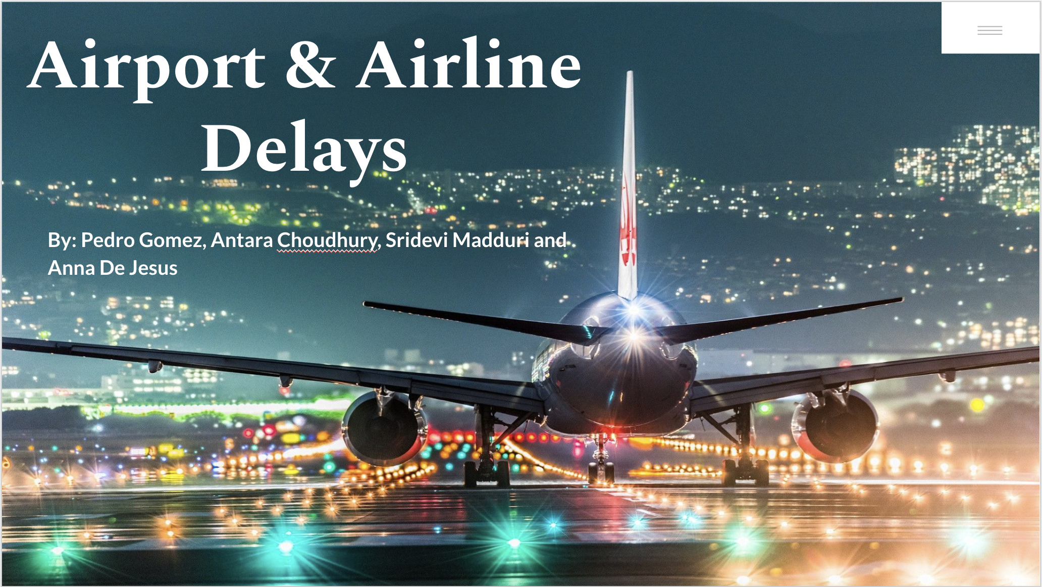 GitHub - annajesus/Airports_-_Airlines_Delays