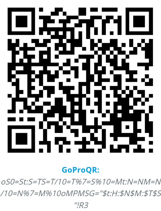 Scripting example, making your HERO11 display time · gopro labs ...