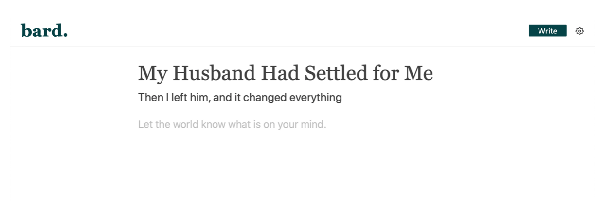 article got published without body? · Issue #35 · getbard/webapp · GitHub