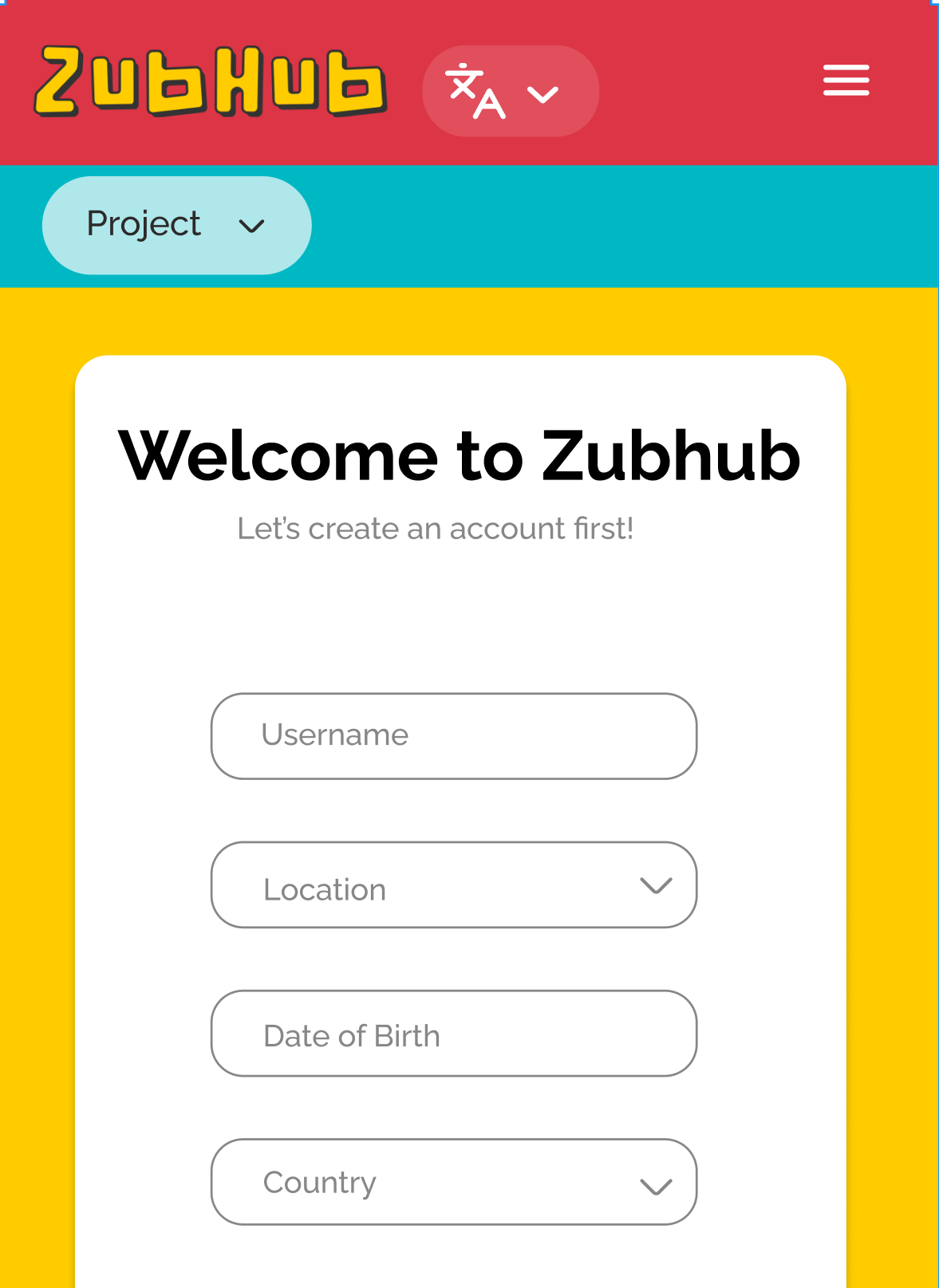 Inconsistent padding and alignment in the mobile version of ZubHub's website · Issue #567 ...