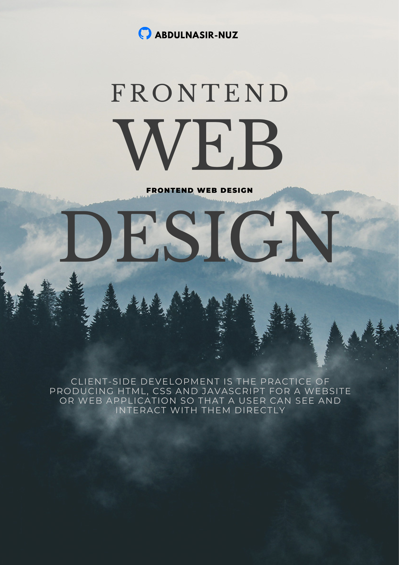 GitHub - AbdulNasir-NuZ/FrontEndWebDesigns: FrontEnd Website design