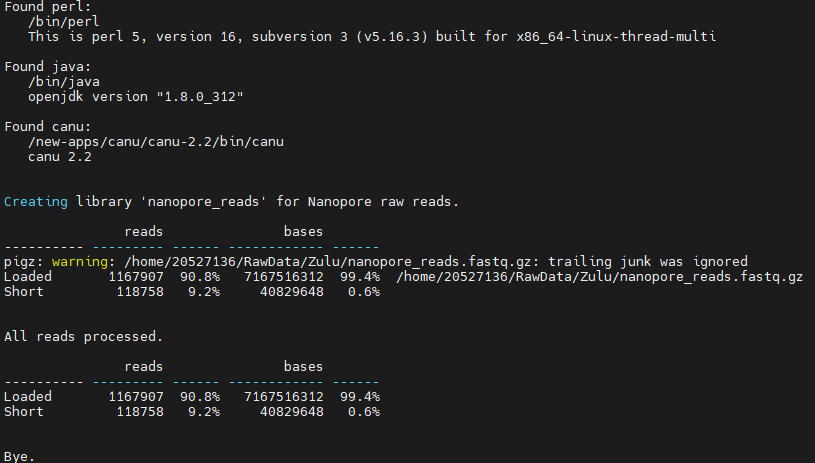 Error in stoponLowCoverage/Read coverage lower than allowed. · Issue #2164 · marbl/canu · GitHub