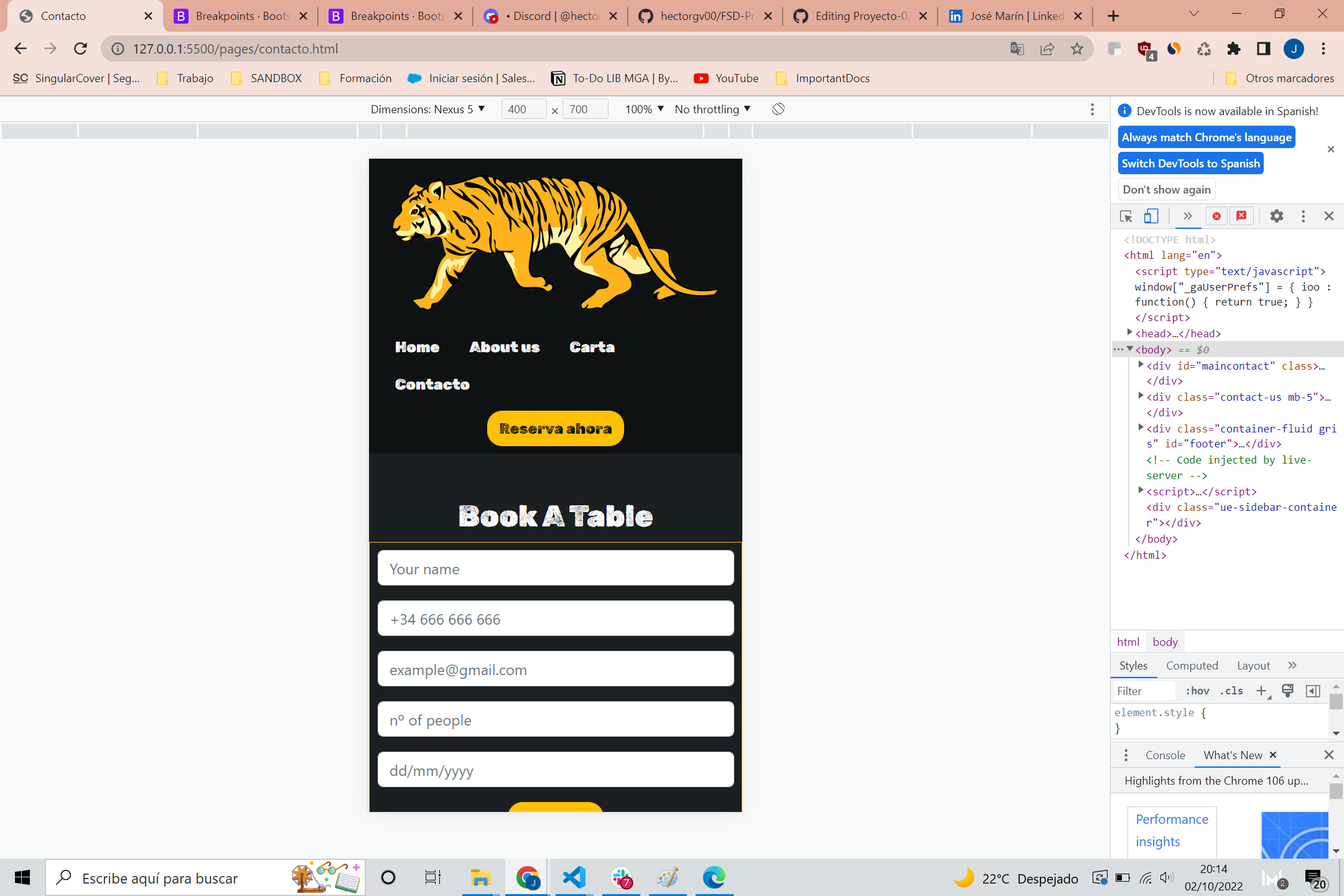 GitHub - jesuscript96/Proyecto-02: Diseño de Responsive Web para un restaurante. HTML, CSS ...