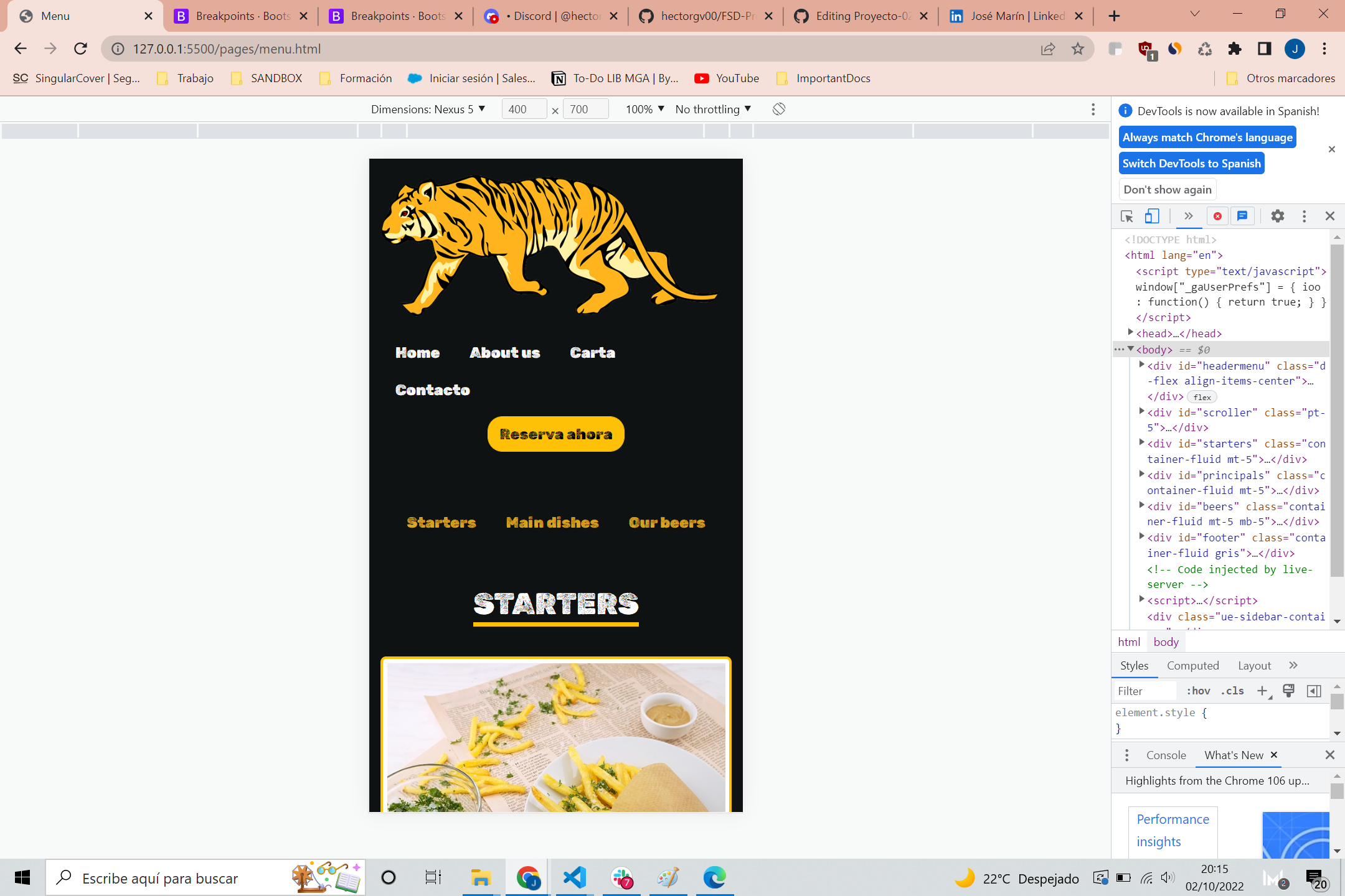 GitHub - jesuscript96/Proyecto-02: Diseño de Responsive Web para un ...