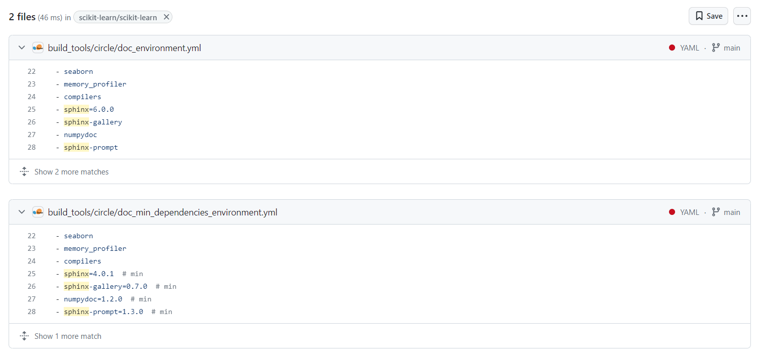 DOC Link in warning about doc build with Sphinx versions outdated ...