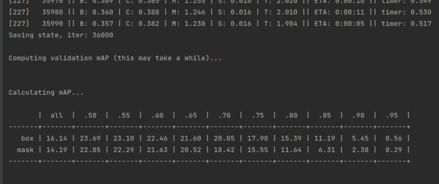 Strange MAP value · Issue #822 · dbolya/yolact · GitHub