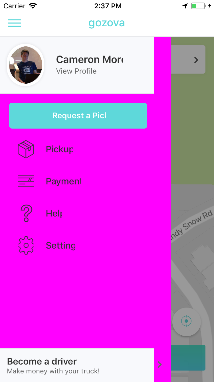 Drawer will slowly shrink on every open. iOS only. · Issue #2053 · GeekyAnts/NativeBase · GitHub