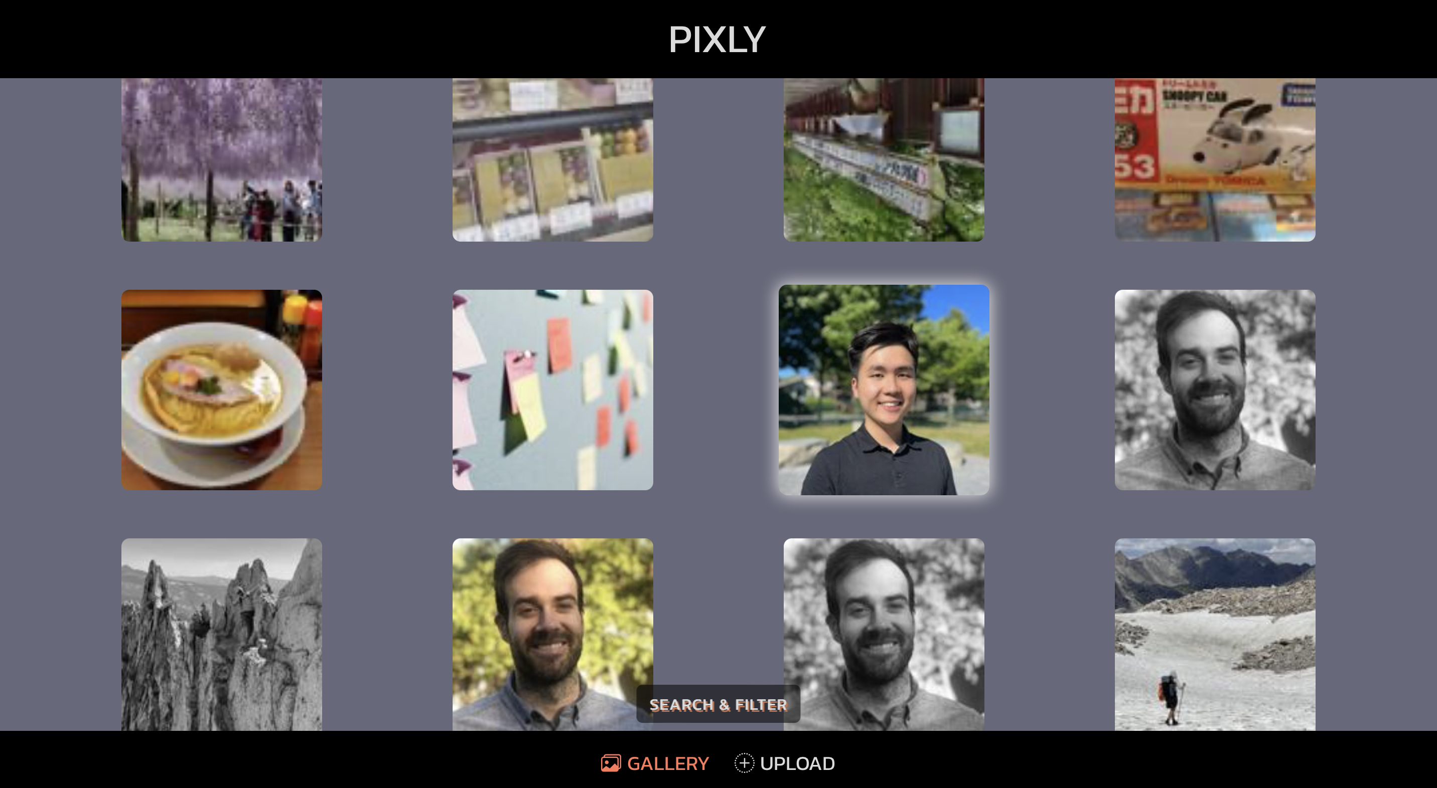 GitHub - davkluo/pixly-frontend: Photo sharing and gallery app with ...