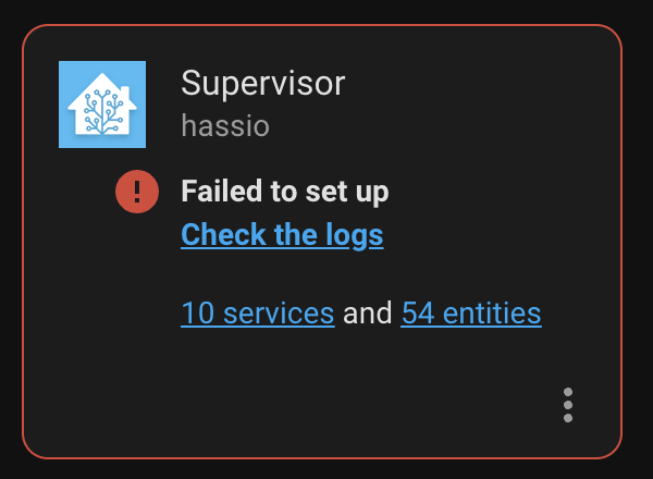 Supervisor Failed to set up · Issue #91461 · home-assistant/core · GitHub