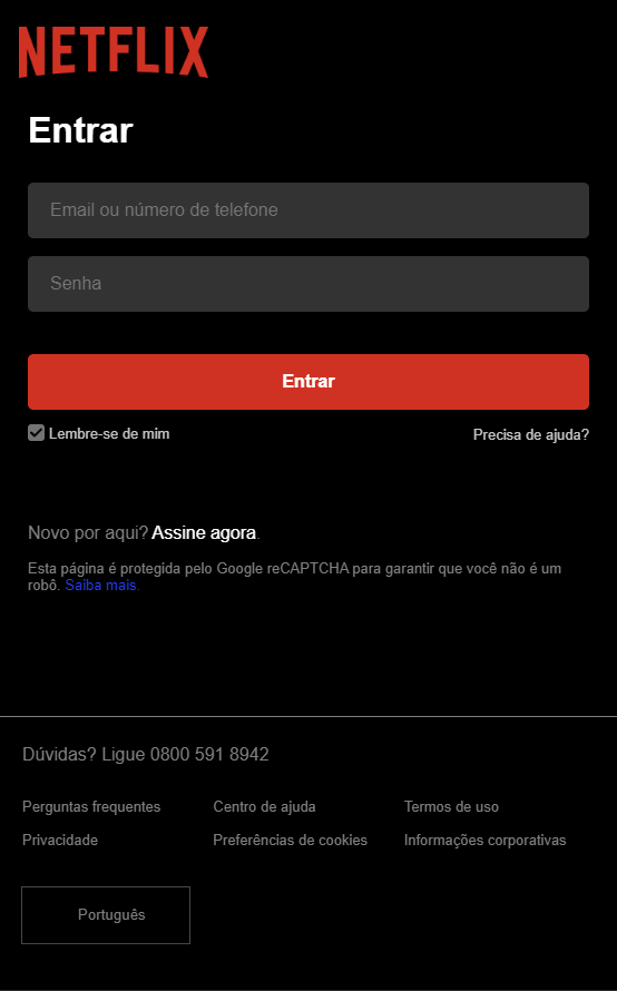 GitHub - kaiovbamorim/Netflix-Login: Clone Login Netflix - Feito com ...