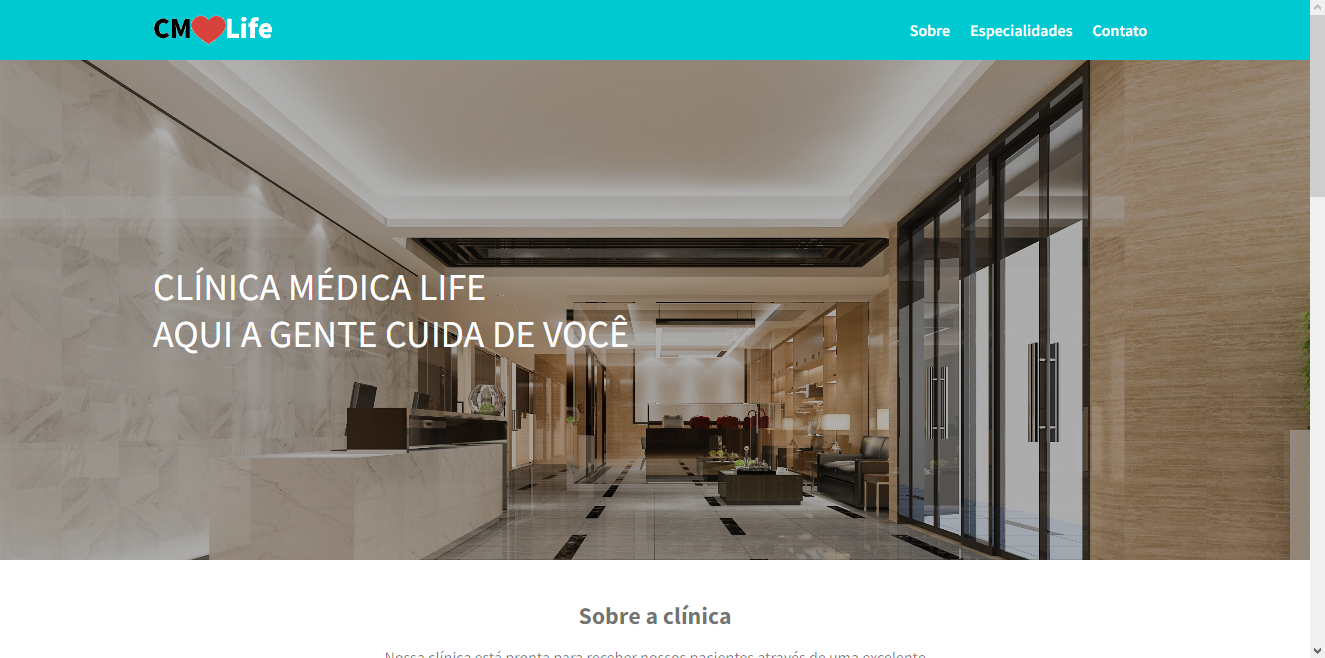 GitHub - Thales-Marques/Clinica-Medica-1-5: Primeiro Web site responsivo.