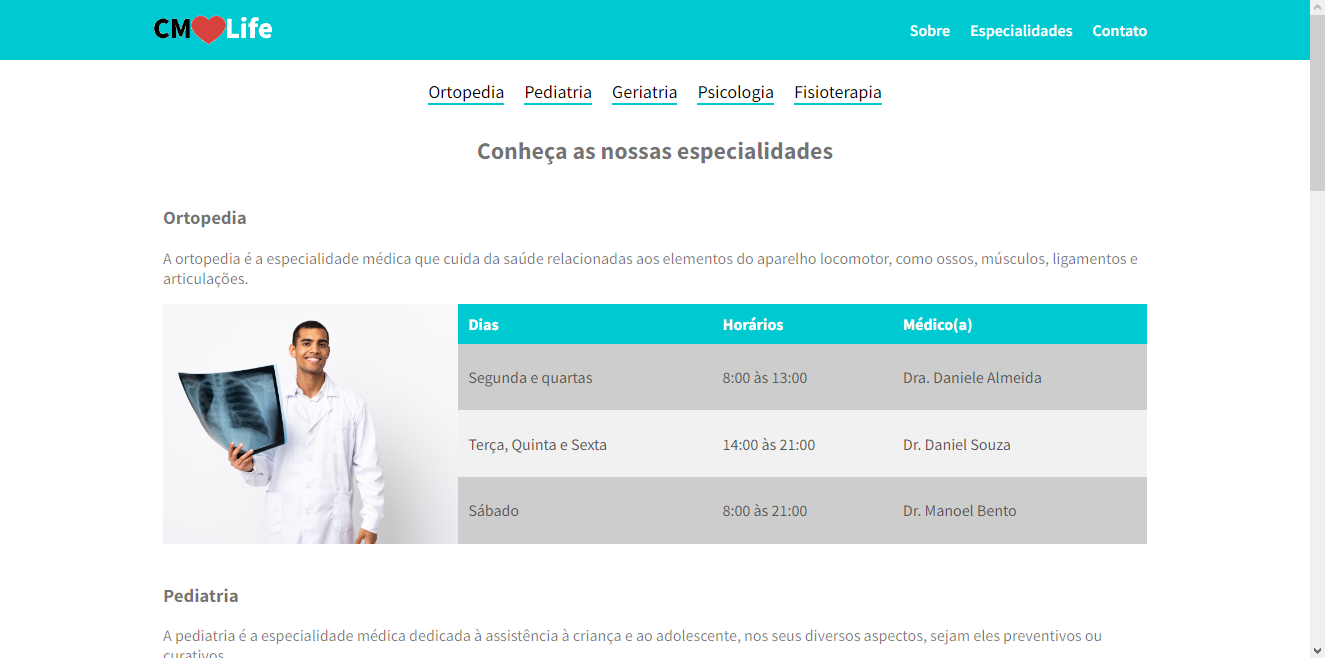 GitHub - Thales-Marques/Clinica-Medica-1-5: Primeiro Web site responsivo.