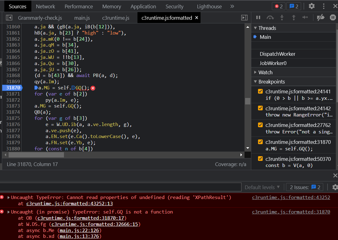 Runtime Crashing when loading under GameMonetize.com portal · Issue #6412 · Scirra/Construct ...