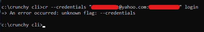 how to login to Crunchyroll from windows terminal? · Issue #132 · crunchy-labs/crunchy-cli · GitHub