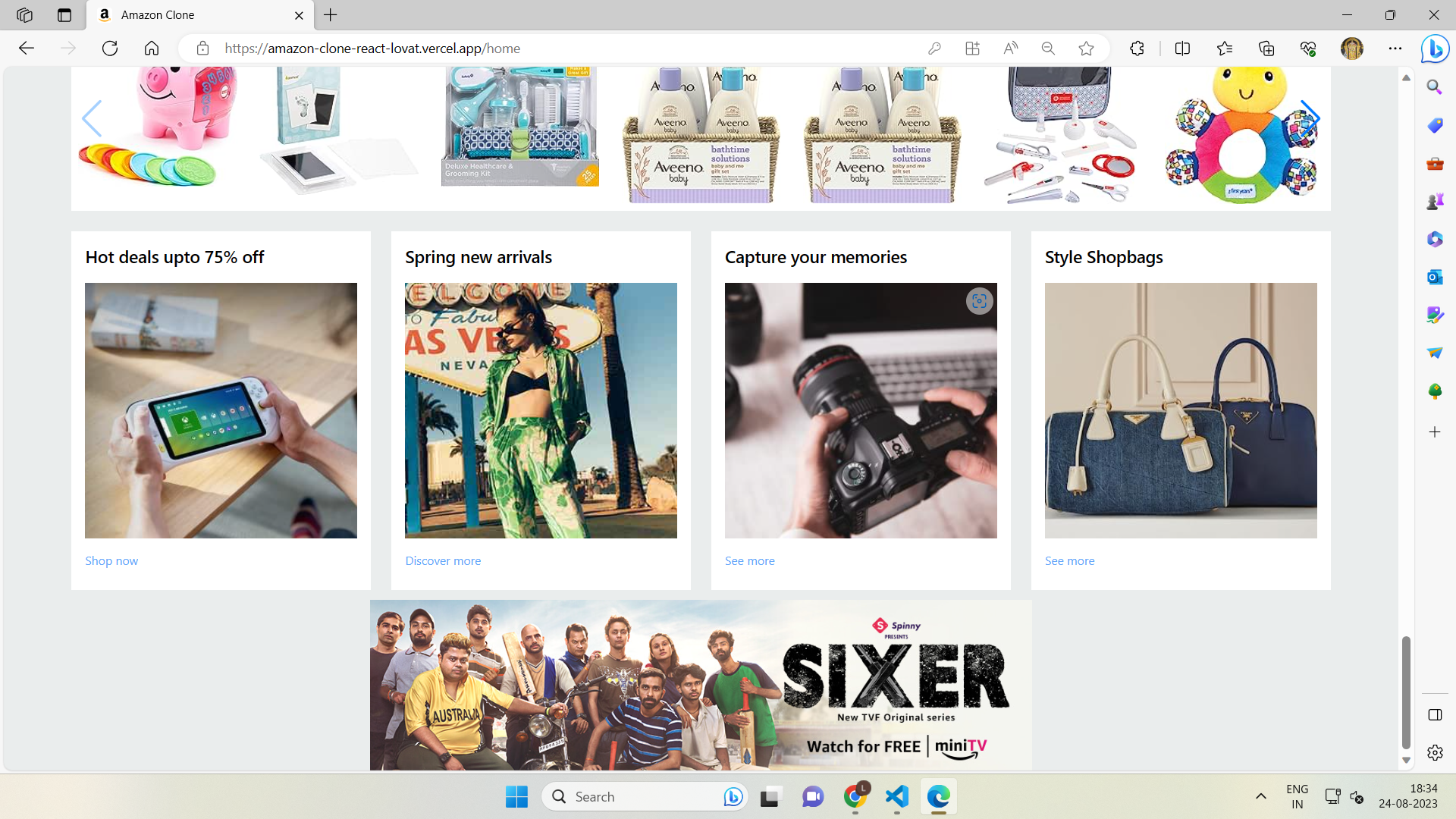 Github Arun100203 Amazon Clone React Here I Have Done A Clone Website Of Amazon Using React