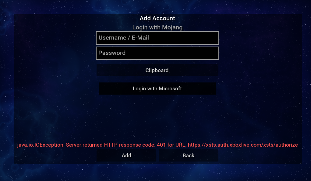 BUG Java io IOException Server Returned HTTP Response Code 401 For BUG Java io IOException Server Returned HTTP Response Code 401 For