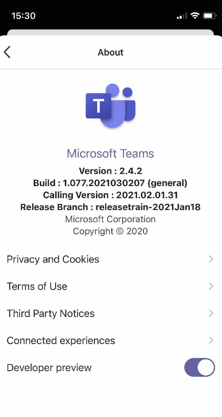 Static Tabs missing on latest iOS teams version · Issue #2950 ...