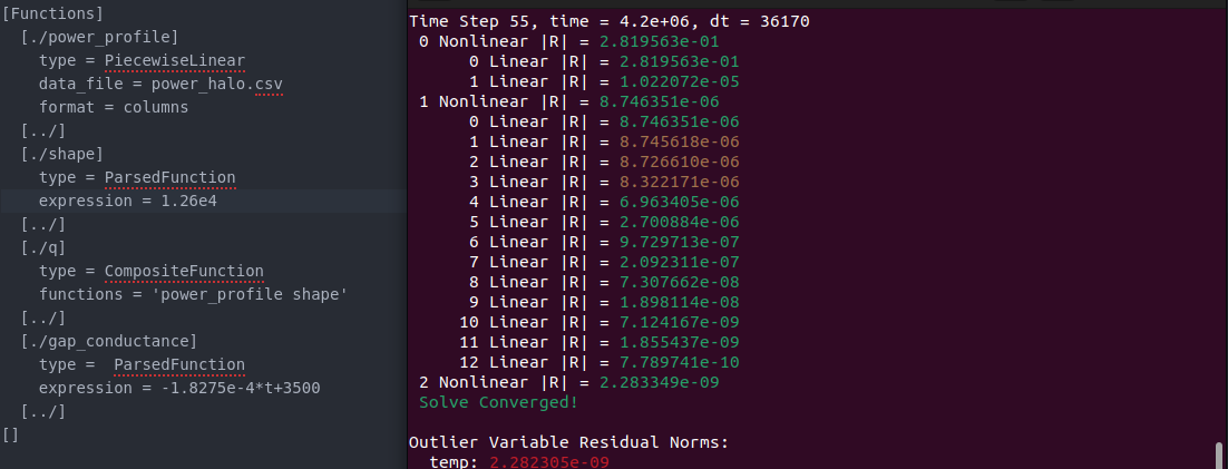 An error occurred in calculating the generalized plane strain of the ring: Index out of bounds ...