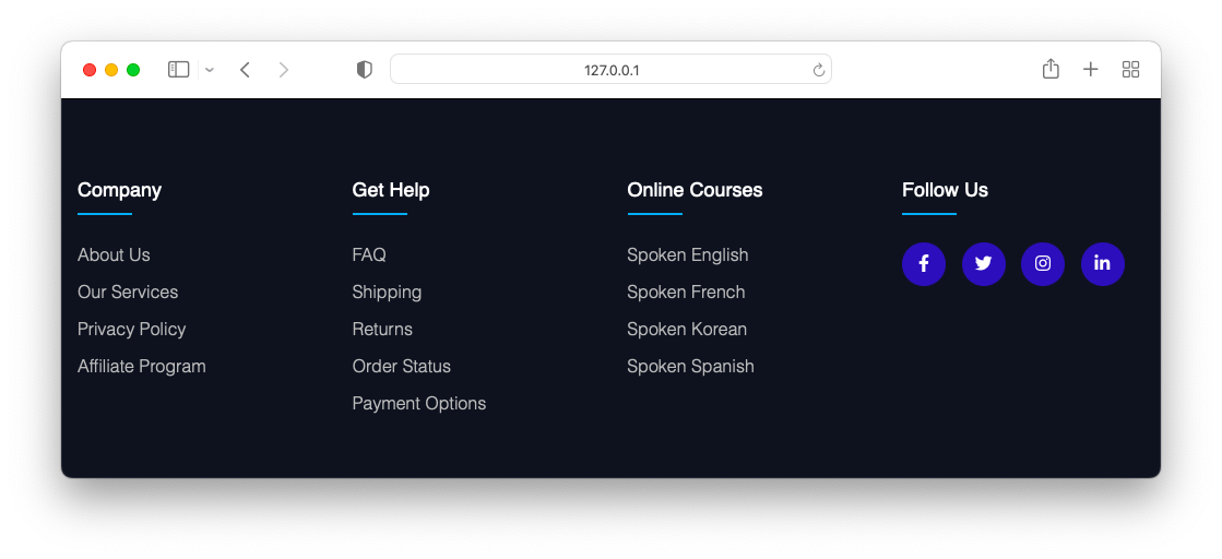 GitHub - thesurajbelwal/HTML-CSS-Footer: You can create a very ...