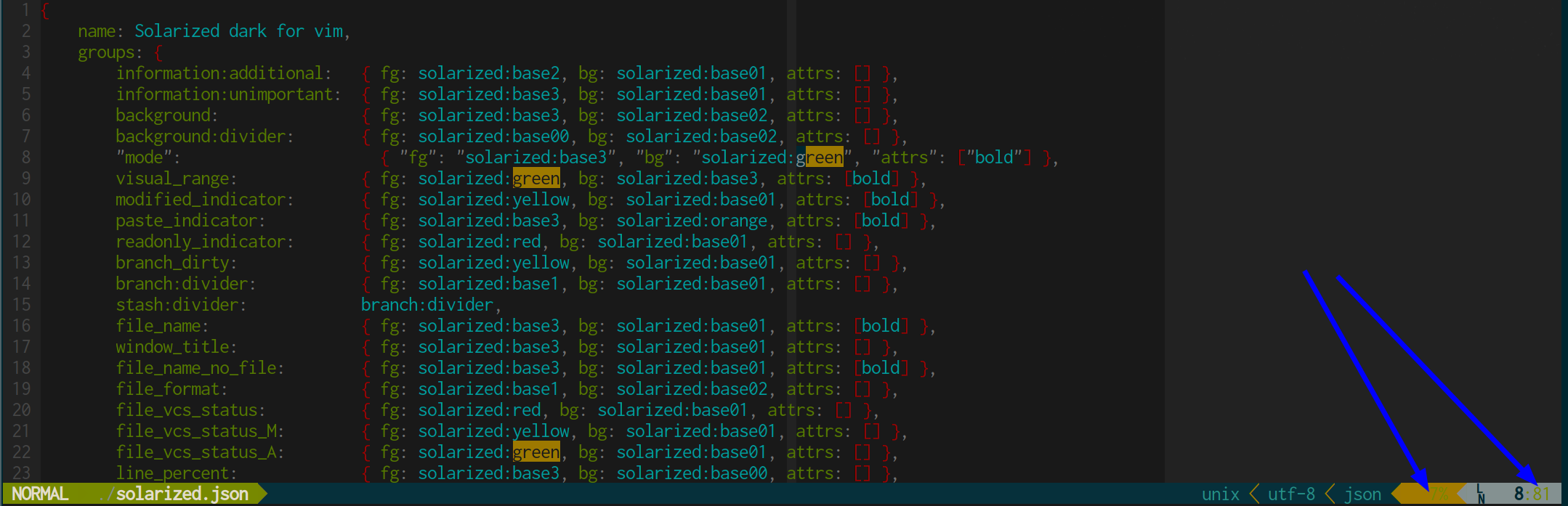 Vim Solarized Colorscheme Barely Readable · Issue 2113 · Powerlinepowerline · Github