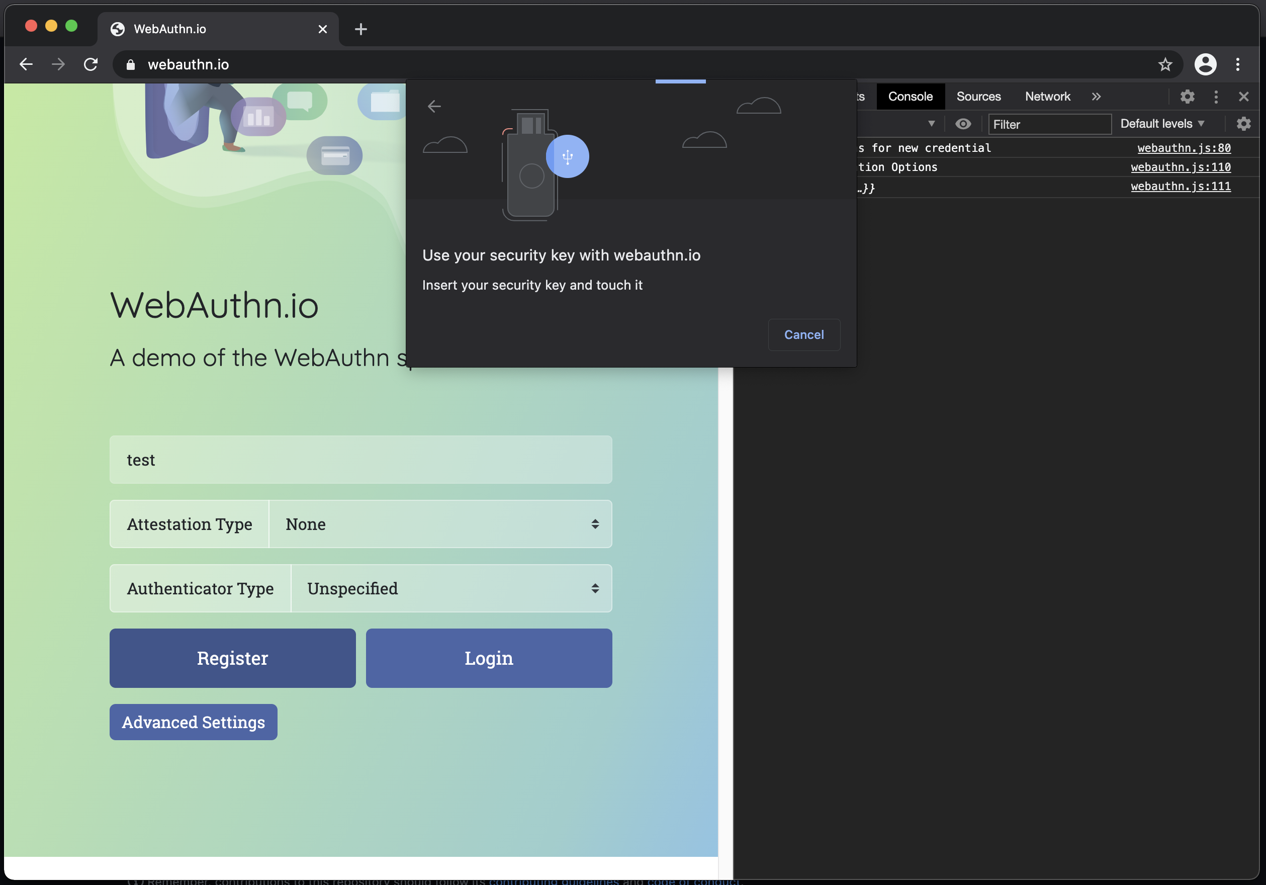 WebAuthn authentication prompt does not work on macOS · Issue #27355 · electron/electron · GitHub