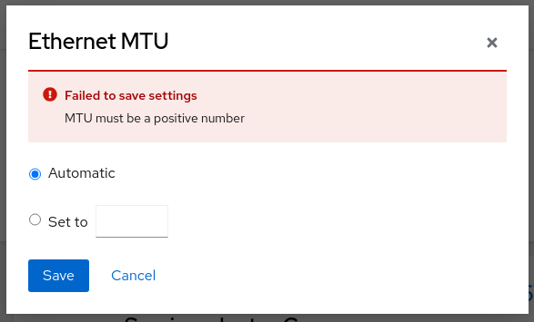 Saving MTU with "Automatic" selected results in an error "MTU must be a positive number" · Issue ...