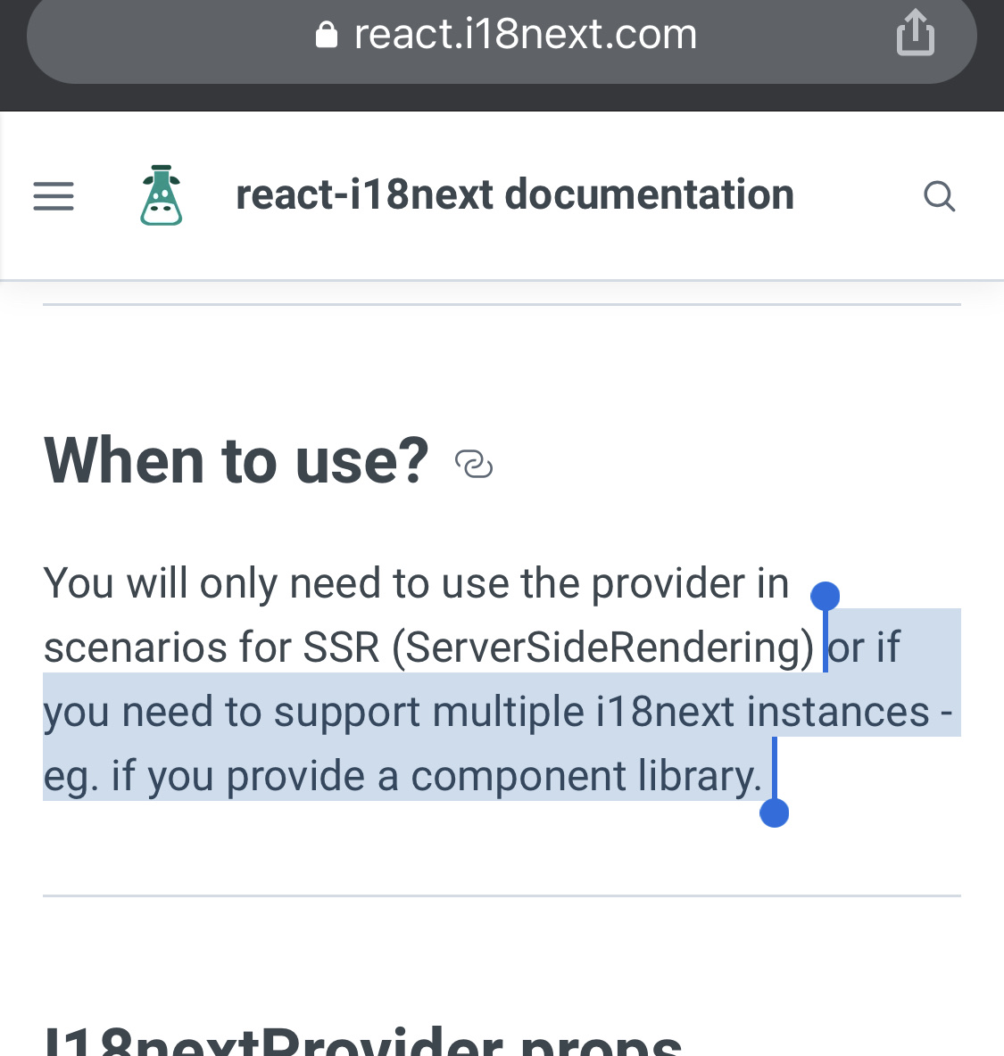 Add warning when overriding i18n · Issue #1485 · i18next/react-i18next · GitHub