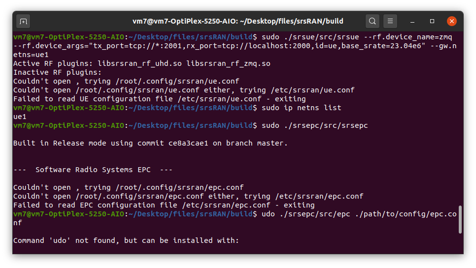epc does not start · Issue #965 · srsran/srsRAN_4G · GitHub