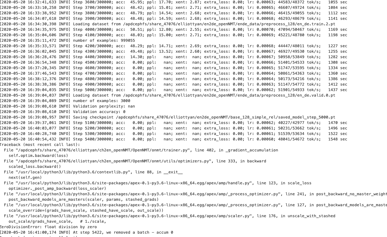 About FP16 nan problem? · Issue #1796 · OpenNMT/OpenNMT-py · GitHub