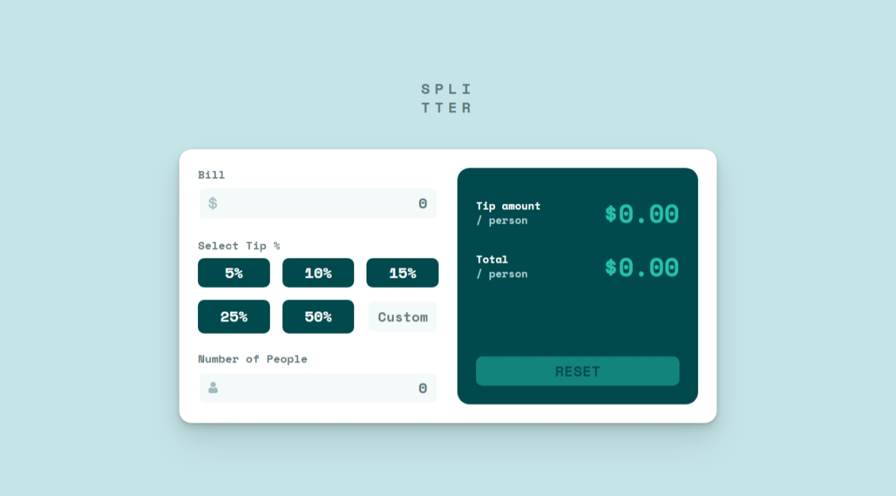 Github Jalexdesign Tip Calculator App Fe Mentor Solucion Al Desafio