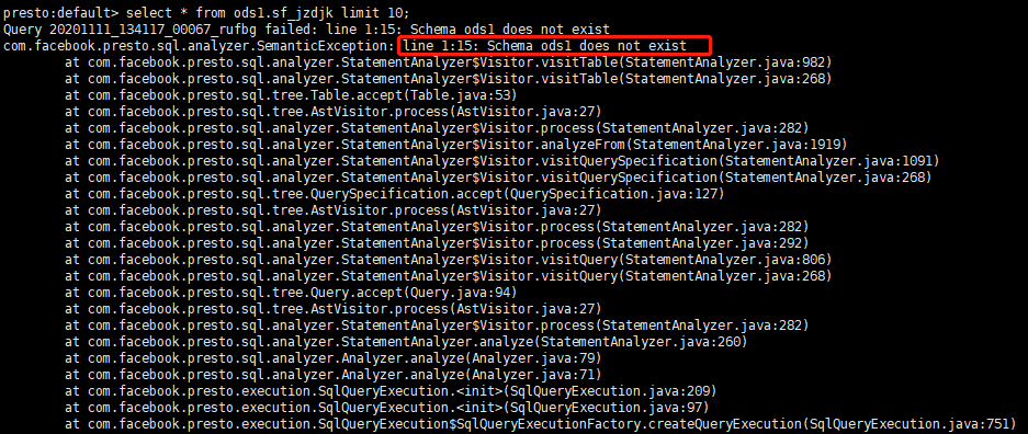Cannot query data from kudu schema that is not default · Issue #15422 · prestodb/presto · GitHub