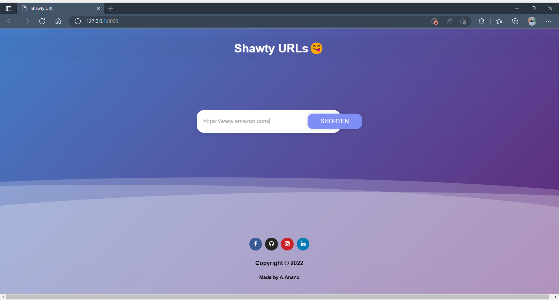 GitHub - soup-stix/Shawty-URL: Simple URL Shortener using Django.