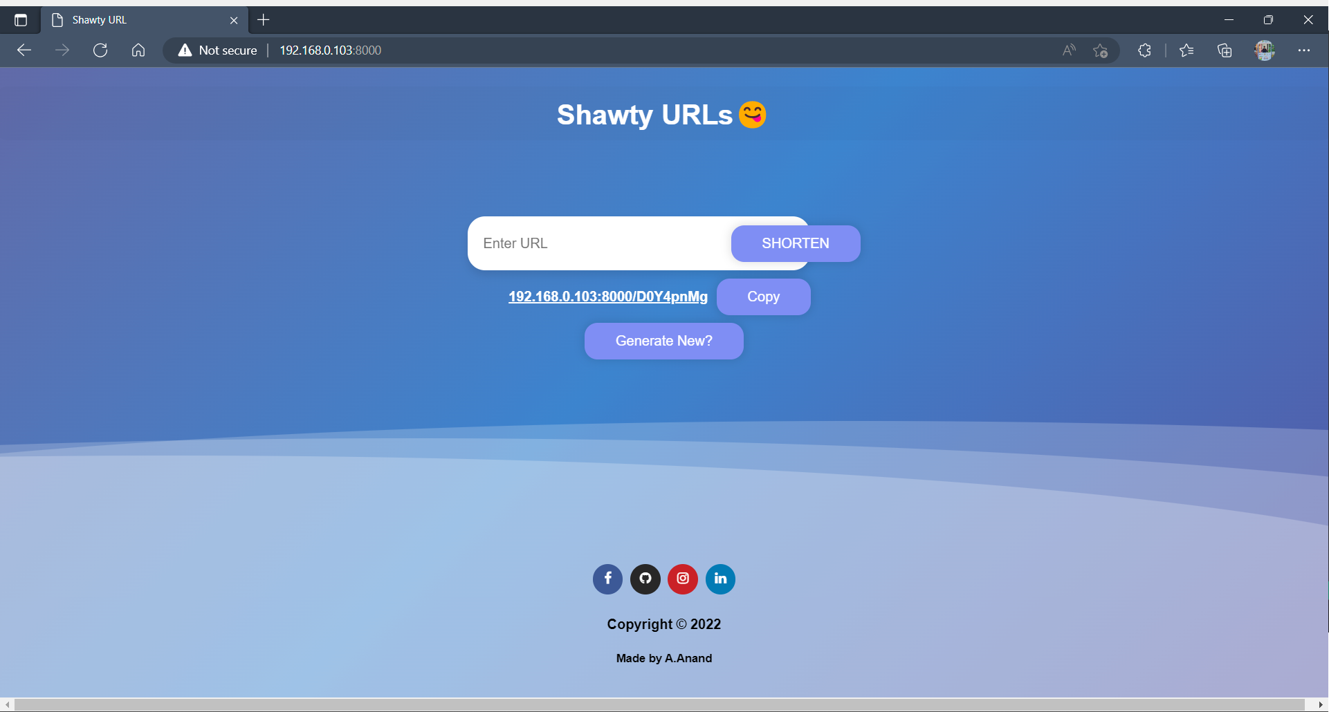 GitHub - soup-stix/Shawty-URL: Simple URL Shortener using Django.