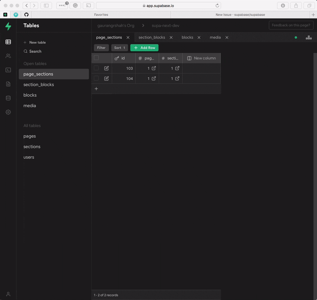 Query Editor can execute query while modal is open · Issue #816 · supabase/supabase · GitHub