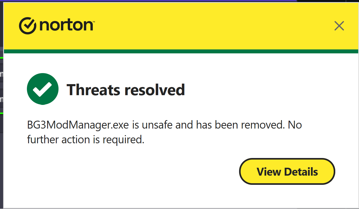 [bug] Security Risk Flagged As Unsafe · Issue 150 · Laughingleader Bg3modmanager · Github
