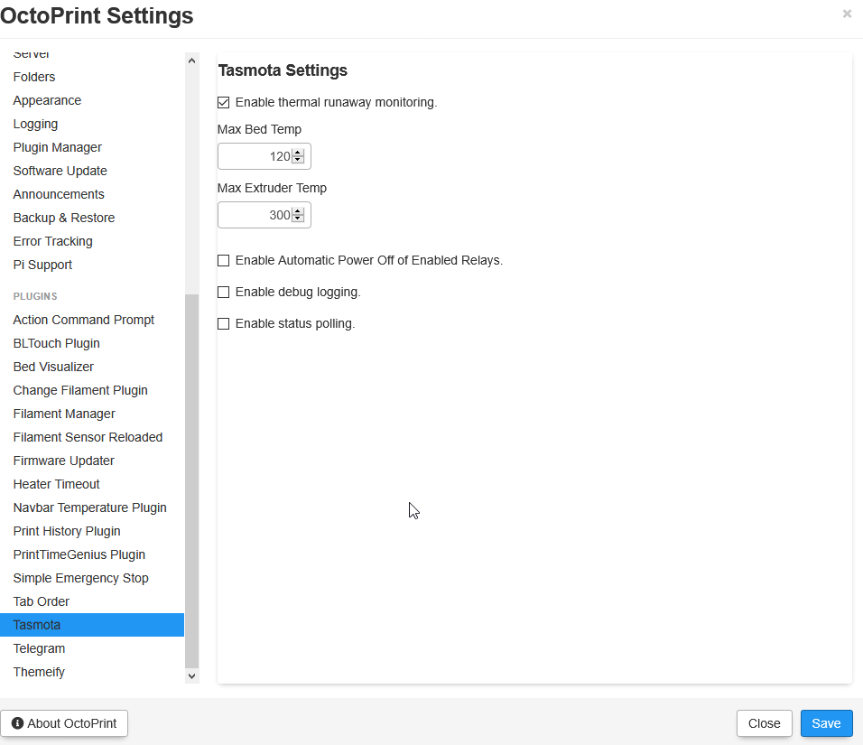 No tasmota editor · Issue #59 · jneilliii/OctoPrint-Tasmota · GitHub