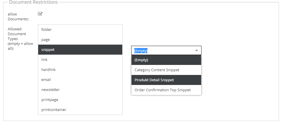 Document Restrictions For Predefined Document Types · Issue 2874 · Pimcorepimcore · Github