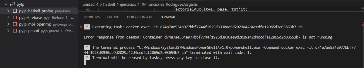 Error al iniciar contenedor haskell_prolog · Issue #967 · PYLP-UNaM/ex-PYLP · GitHub
