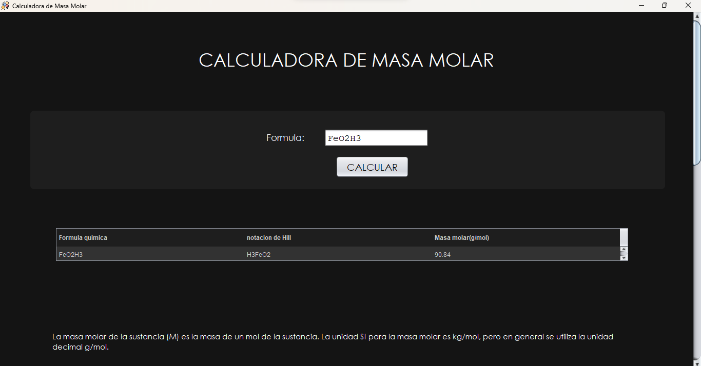 GitHub - Benji379/Calculadora-masa-molar