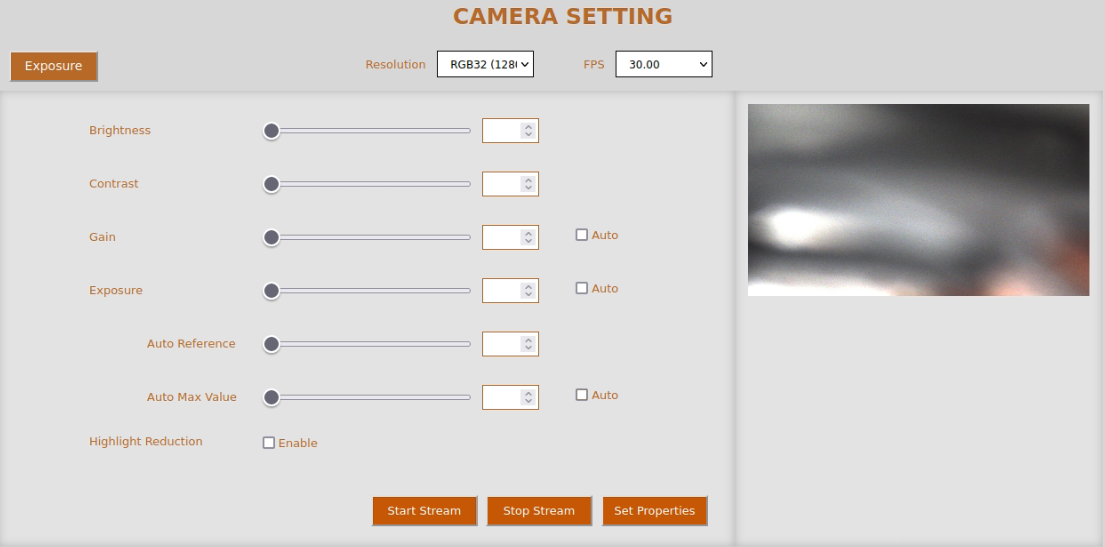 Stream into Web Browser and Setting camera properties · Issue #479 · TheImagingSource/tiscamera ...