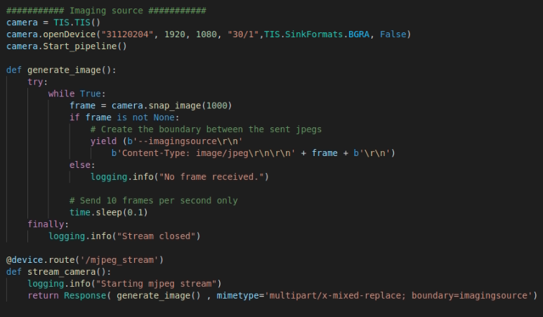 Get Real Time FPS during streaming · Issue #493 · TheImagingSource/tiscamera · GitHub